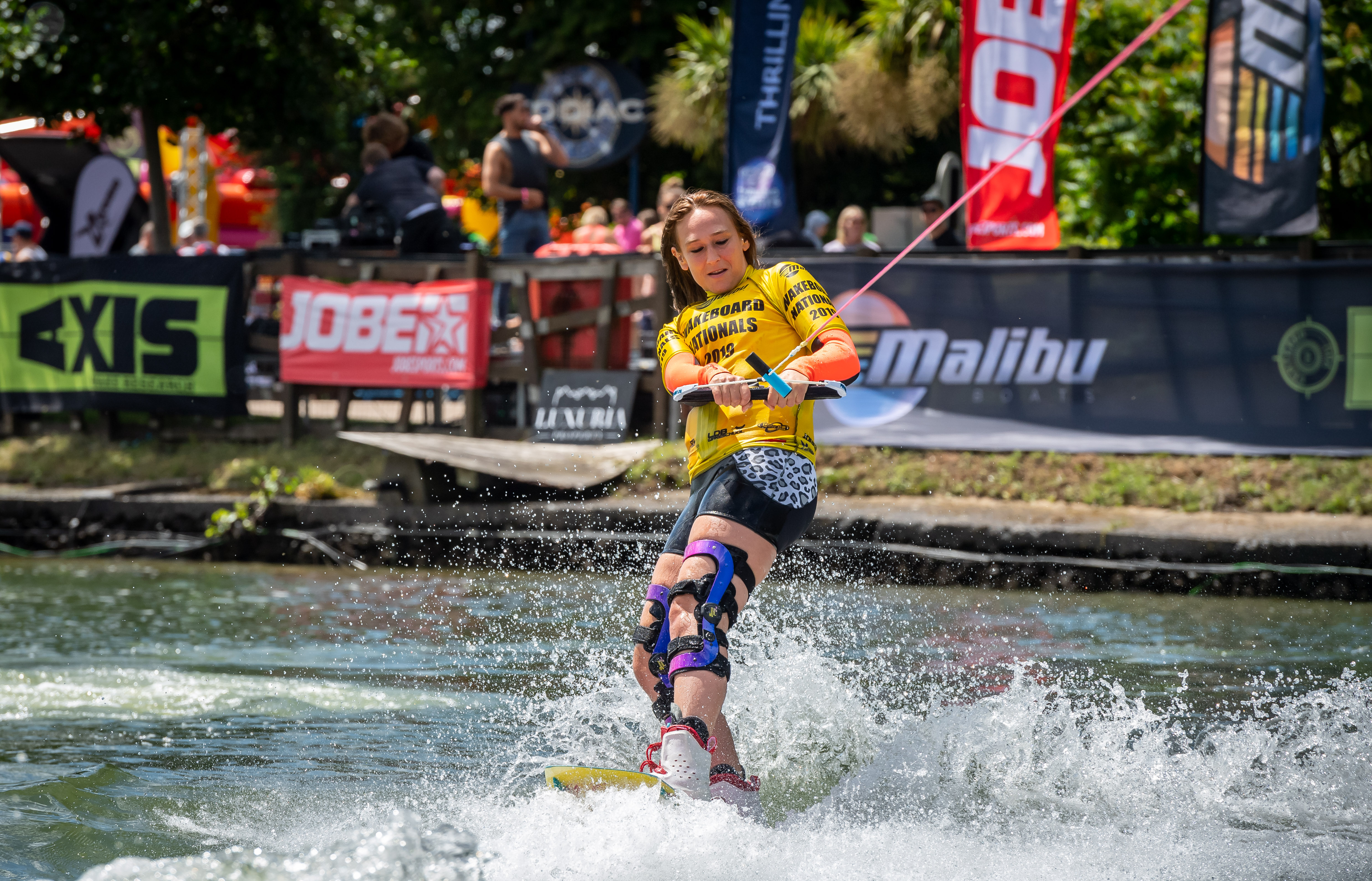 Emma Pickard at the 2019 UK Nationals at LDB Wakeschool - Wakeboard UK