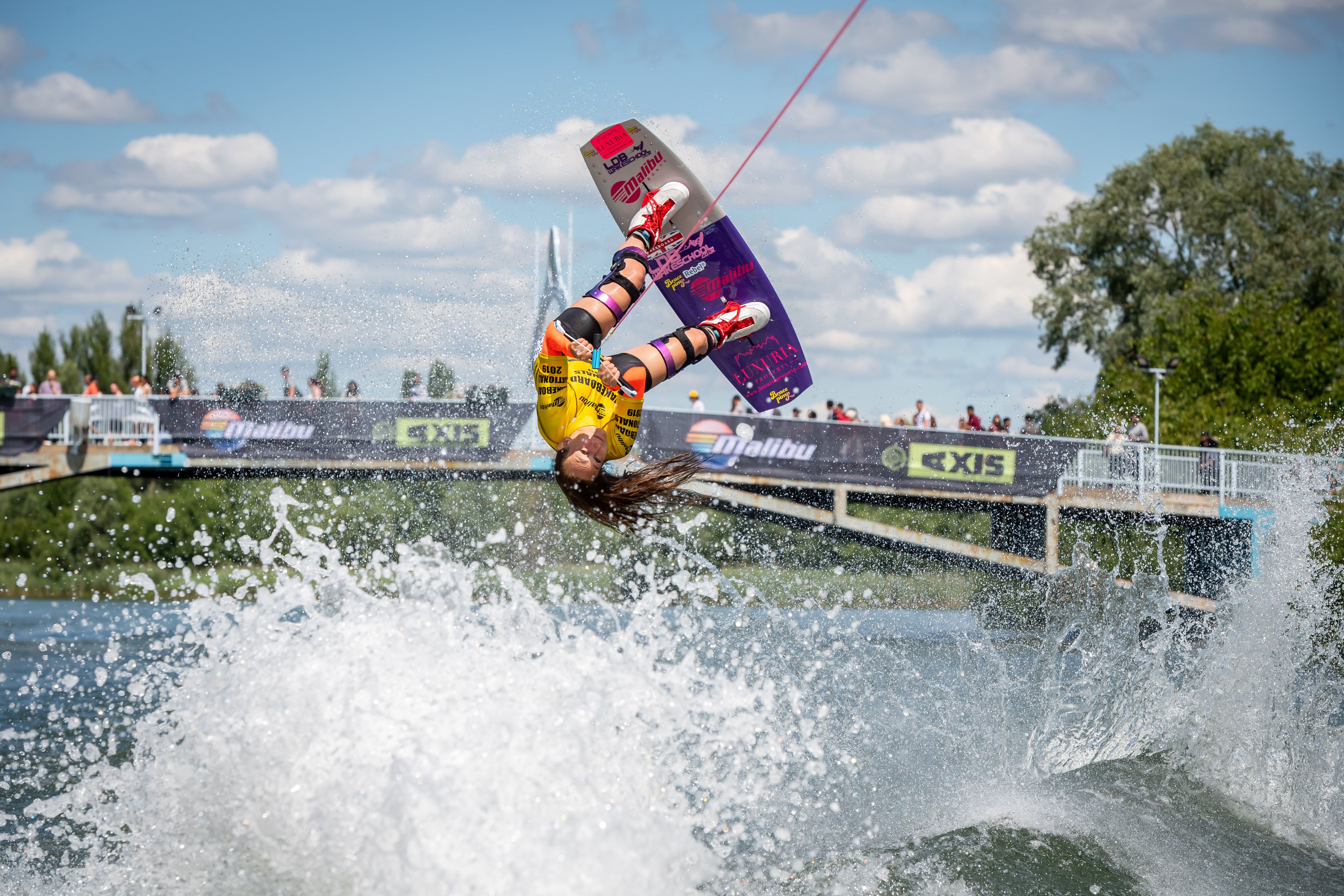 Emma Pickard at the 2019 UK Nationals at LDB Wakeschool - Wakeboard UK