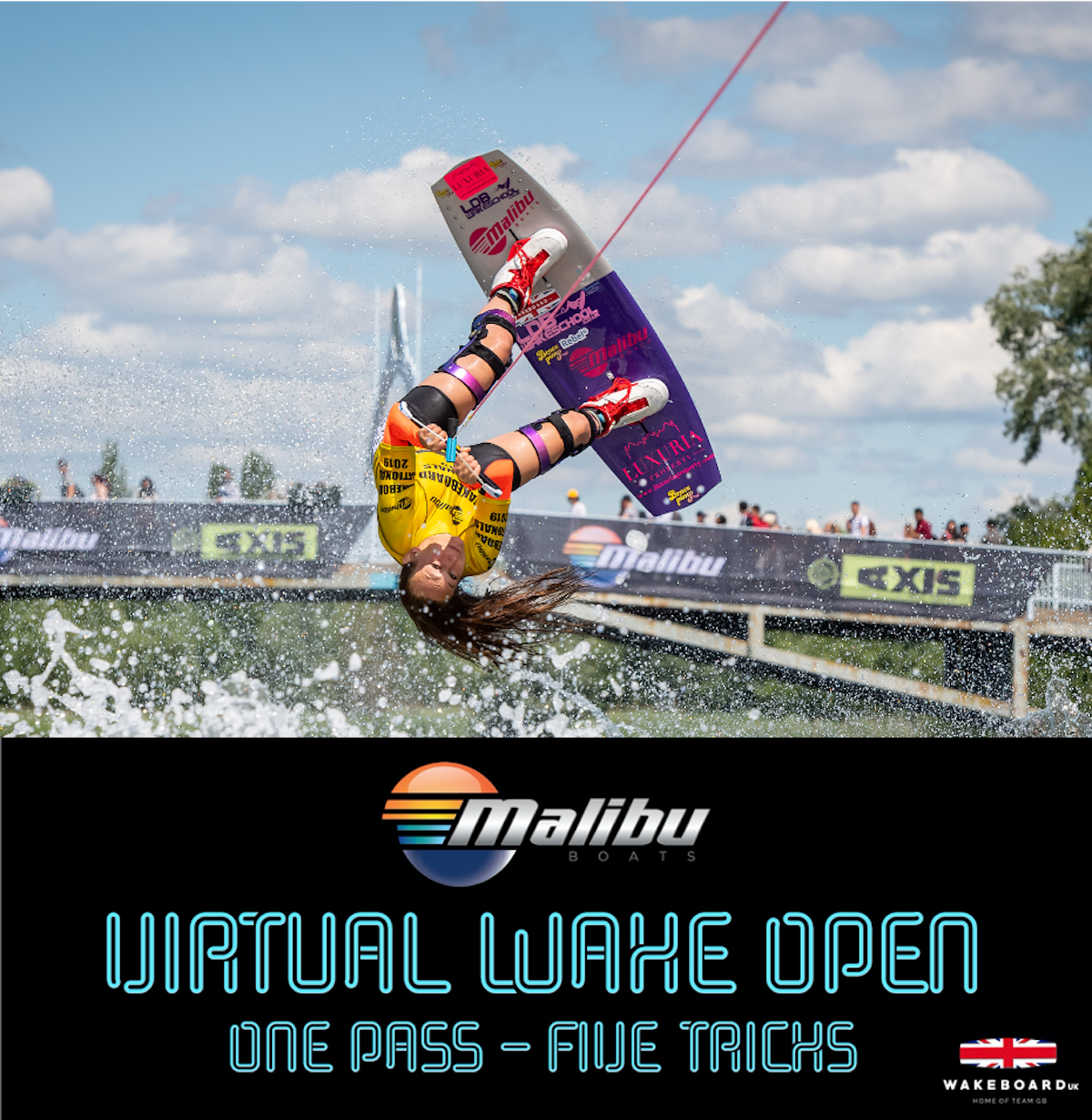 Emma Pickard at the 2020 Malibu Virtual Wake Open - Wakeboard UK