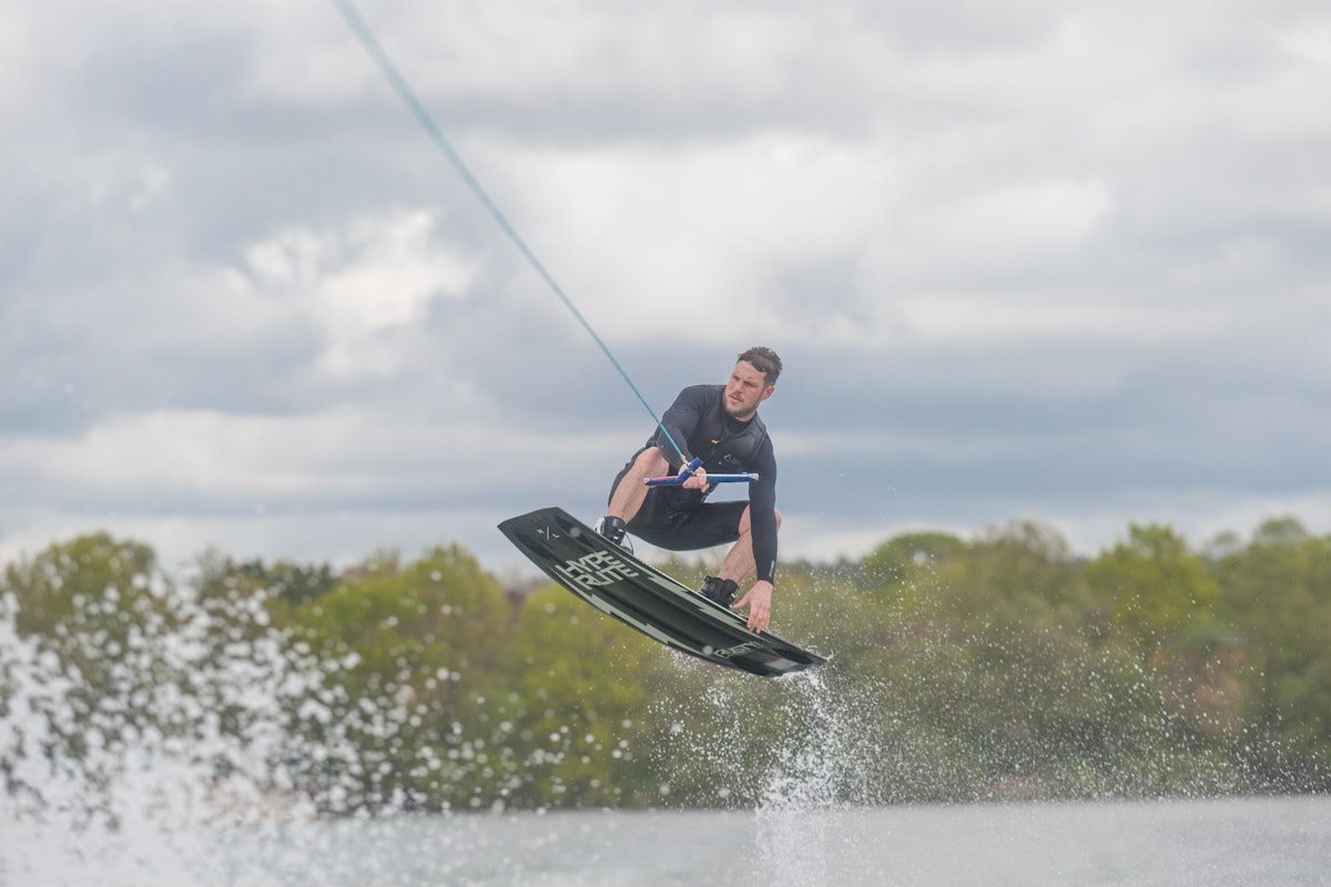 Matt Mccreadie at the 2023 Quays Wake And Ski Practice - Wakeboard UK