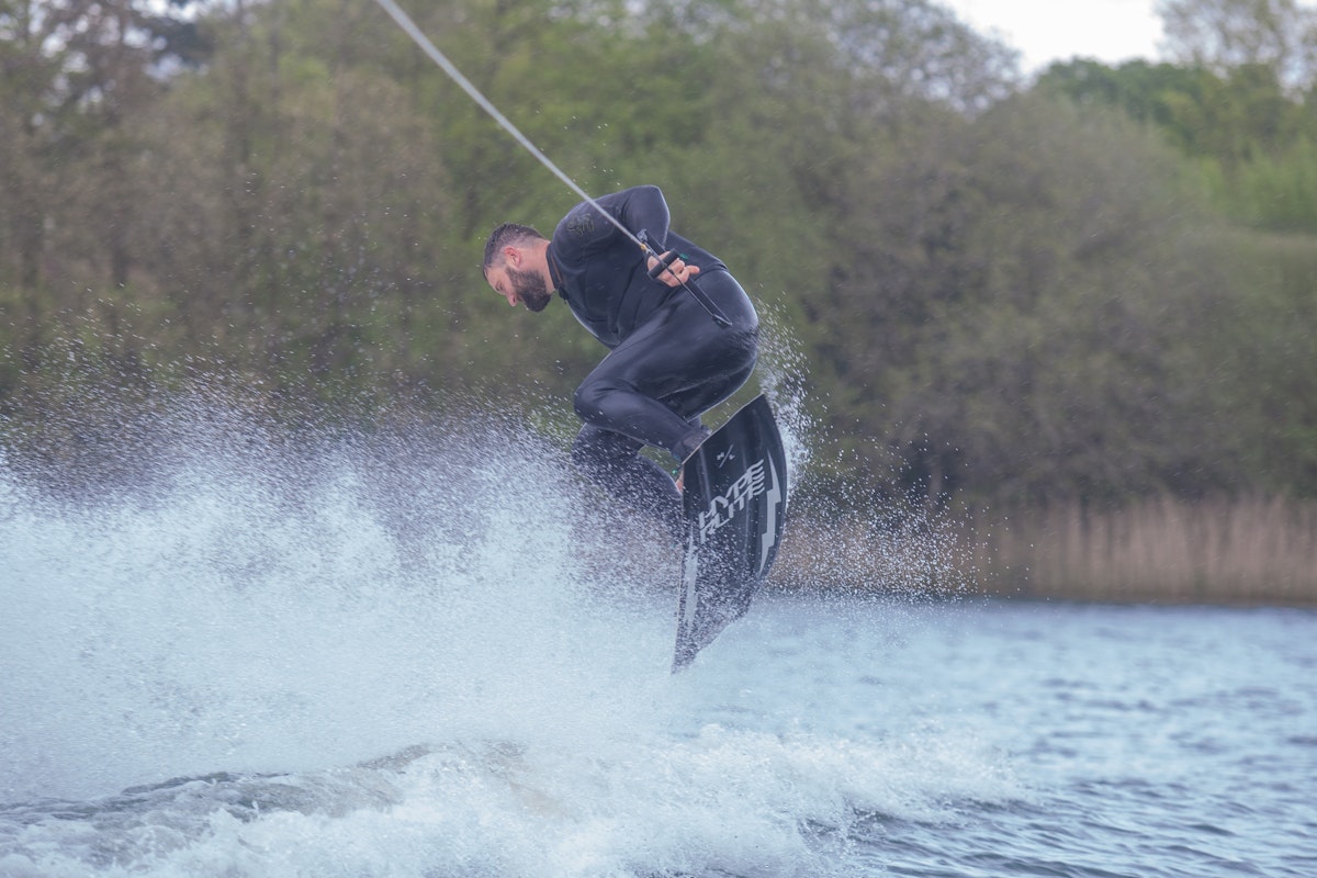 Ross Phillips at the 2023 Quays Wake And Ski Practice - Wakeboard UK