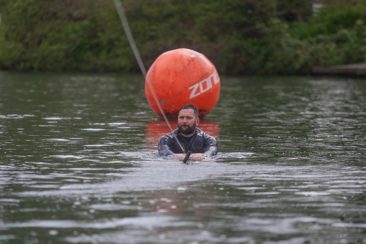Ross Phillips at the 2023 Quays Wake And Ski Practice - Wakeboard UK