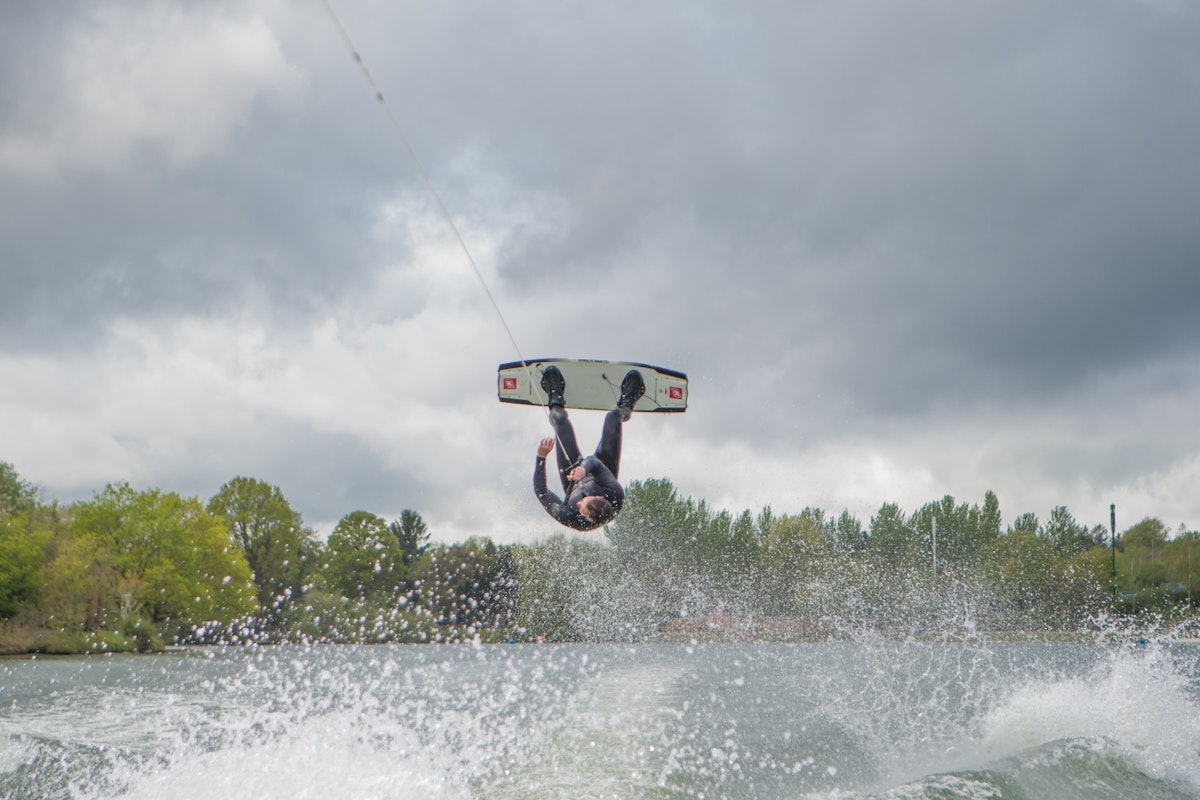 Ross Phillips at the 2023 Quays Wake And Ski Practice - Wakeboard UK